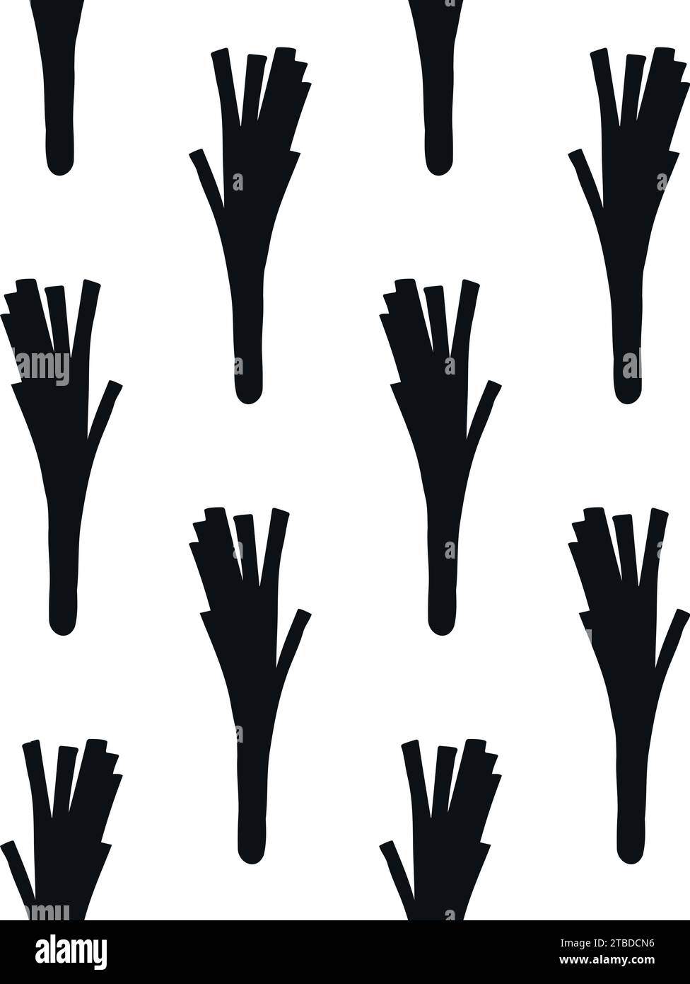 Vector seamless pattern of leek silhouette Stock Vector Image & Art - Alamy