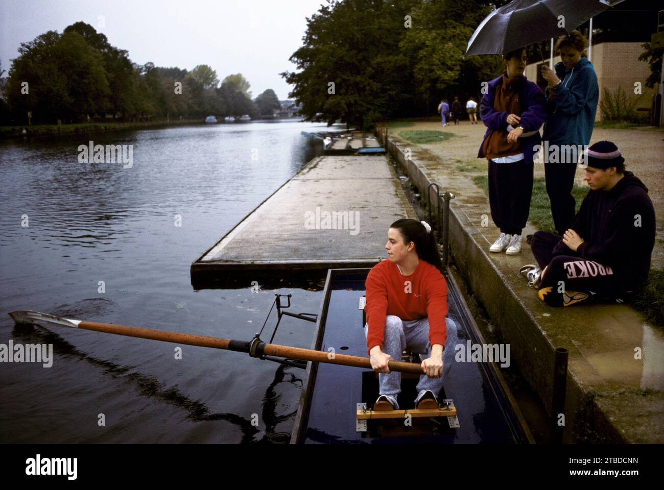 Oxford university, Freshers Week 1990s. A new female student learns to ...