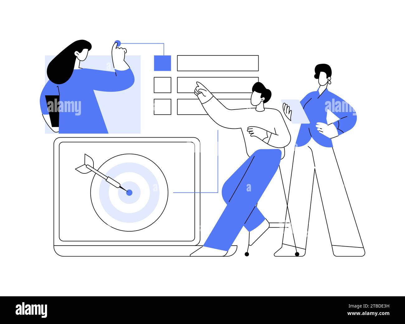 Business plan isolated cartoon vector illustrations Stock Vector Image ...