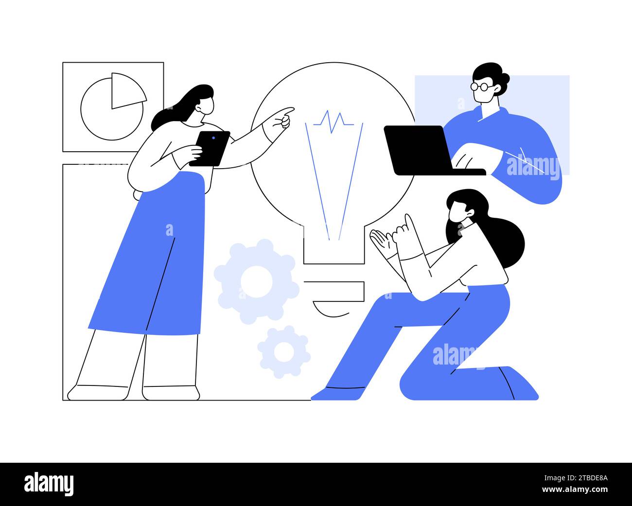 Business idea isolated cartoon vector illustrations Stock Vector Image ...