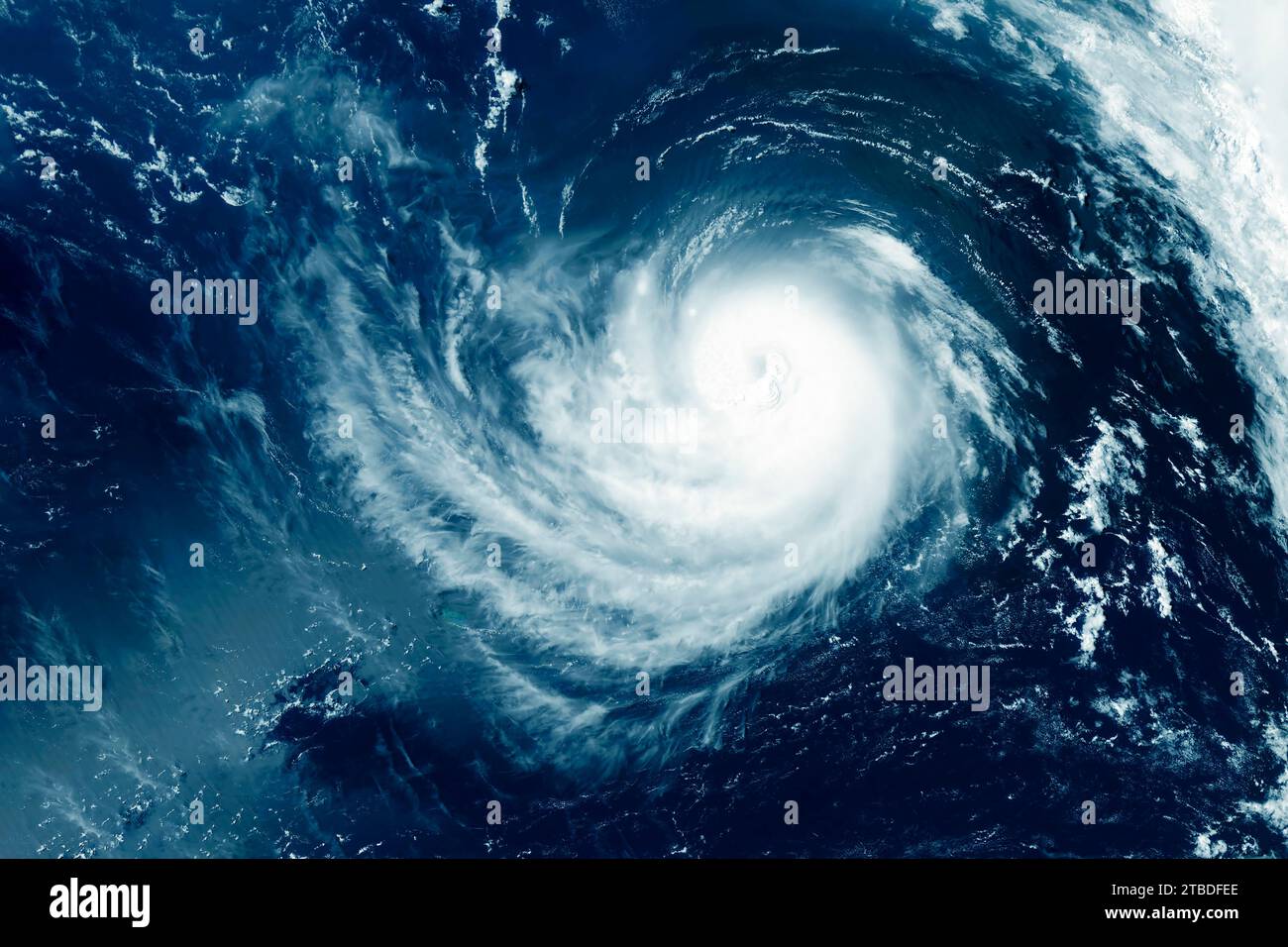 Hurricane, typhoon from space. Elements of this image furnished by NASA ...