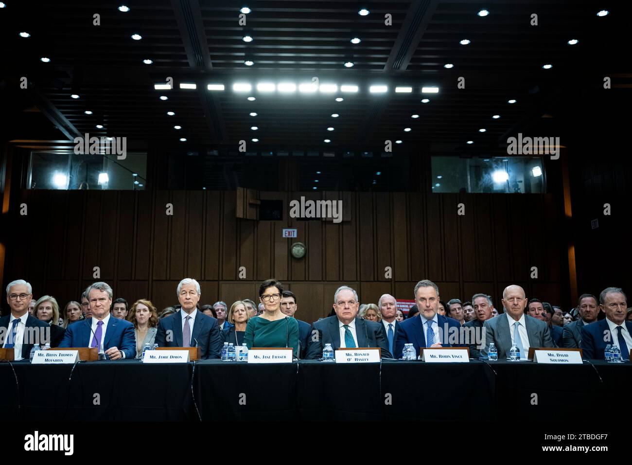 Left-to-right: Wells Fargo & Company CEO and President Charles Scharf ...