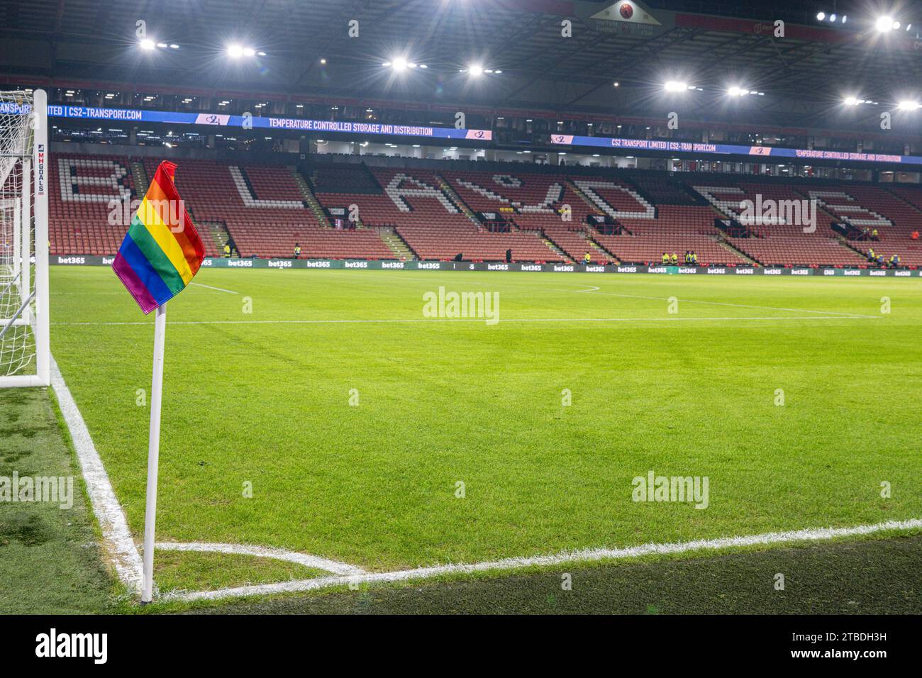 Football rainbow corner flag hi-res stock photography and images - Alamy