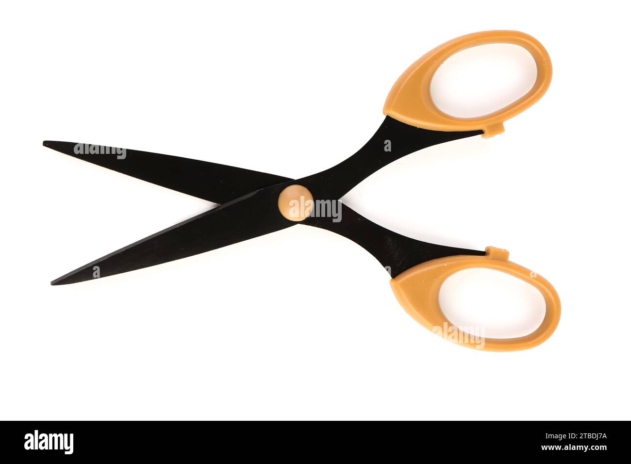 Office scissors isolated on white background Stock Photo - Alamy