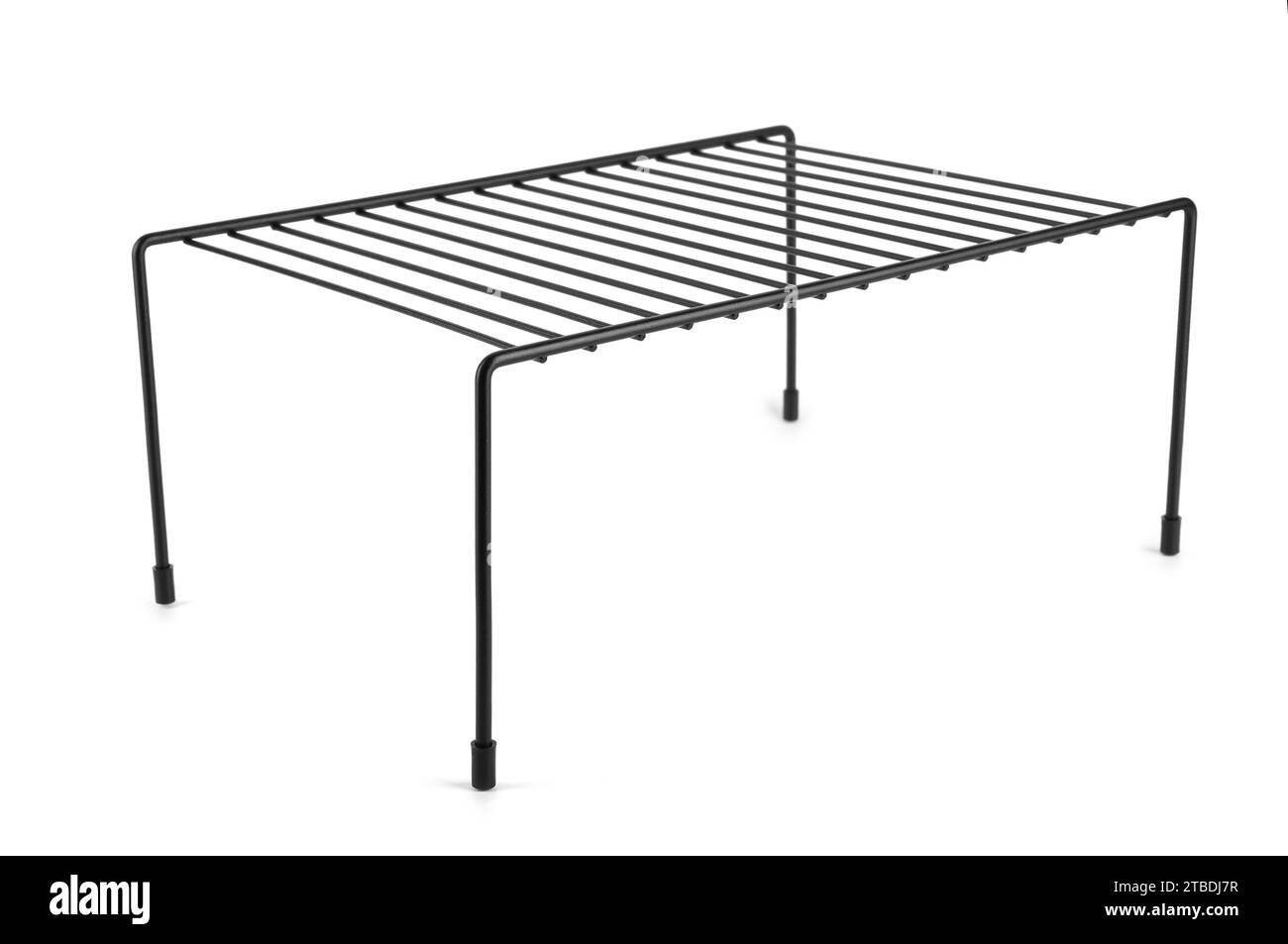 Kitchen equipment on shelf Black and White Stock Photos & Images - Alamy