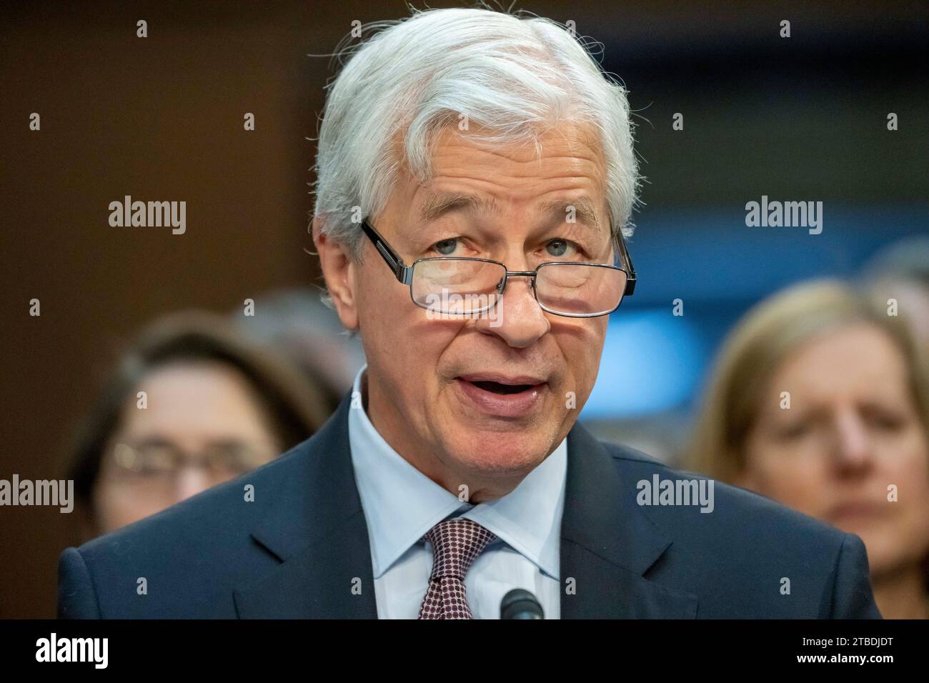 Jamie Dimon, Chairman and CEO, JPMorgan Chase & Co., speaks during a ...