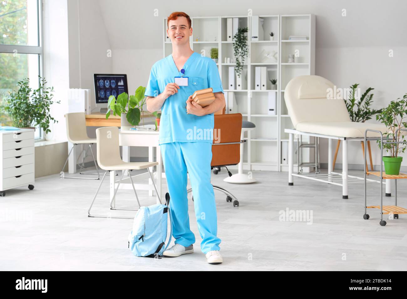 Male medical student books hi-res stock photography and images - Alamy
