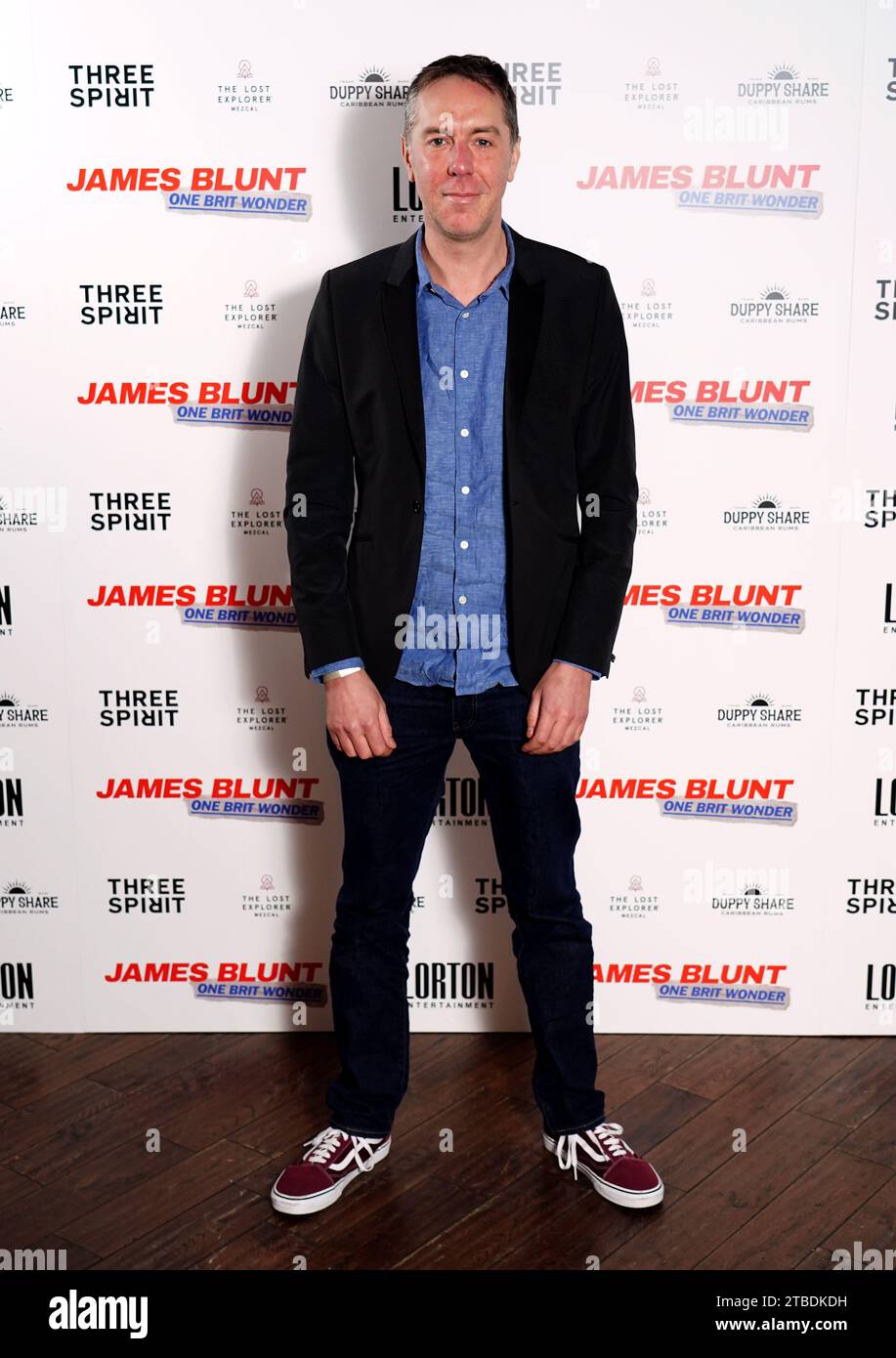 Director Chris Atkins arrives for the screening of James Blunt's One ...