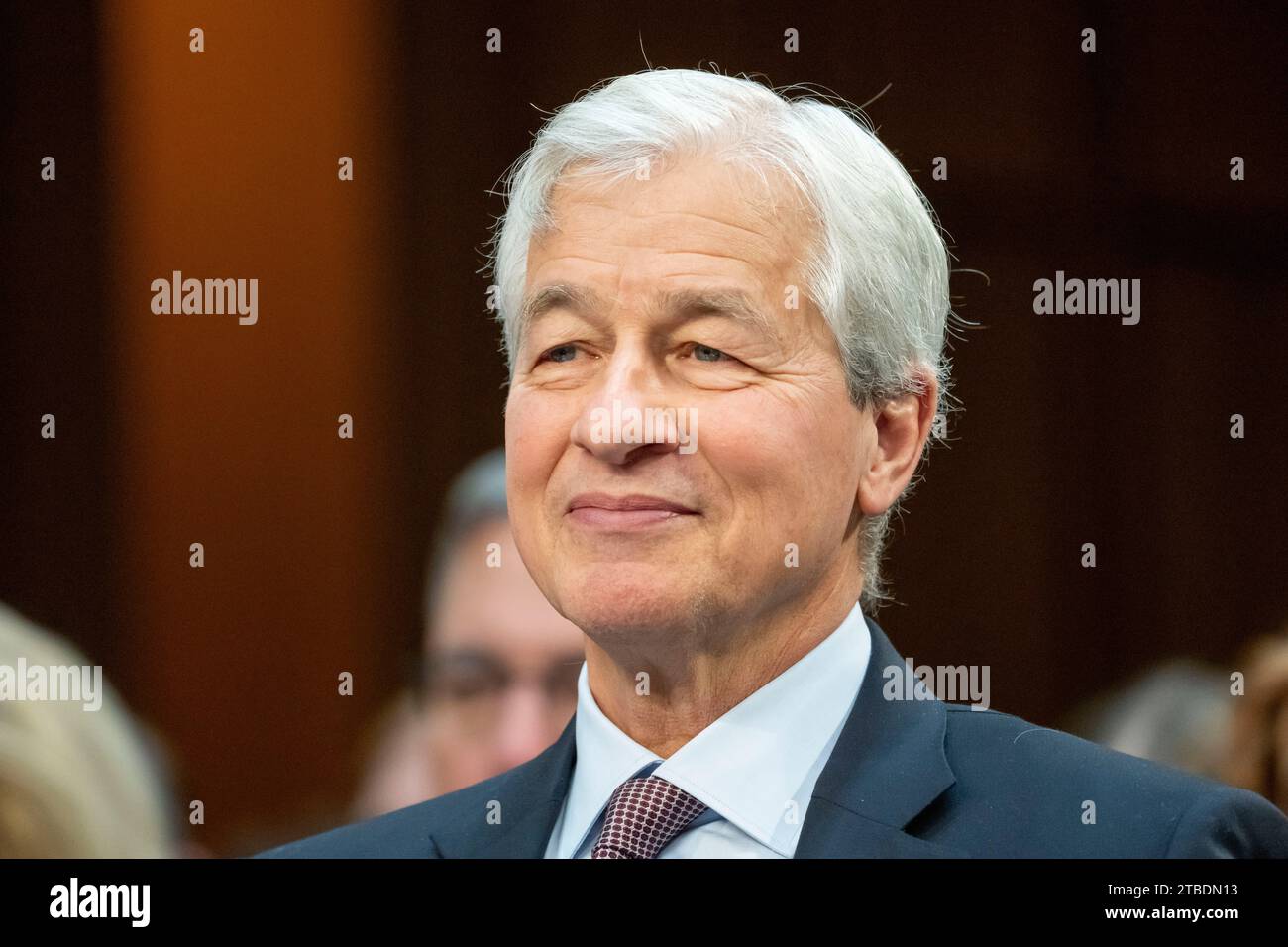 Jamie Dimon, Chairman and CEO, JPMorgan Chase & Co., listens during a ...