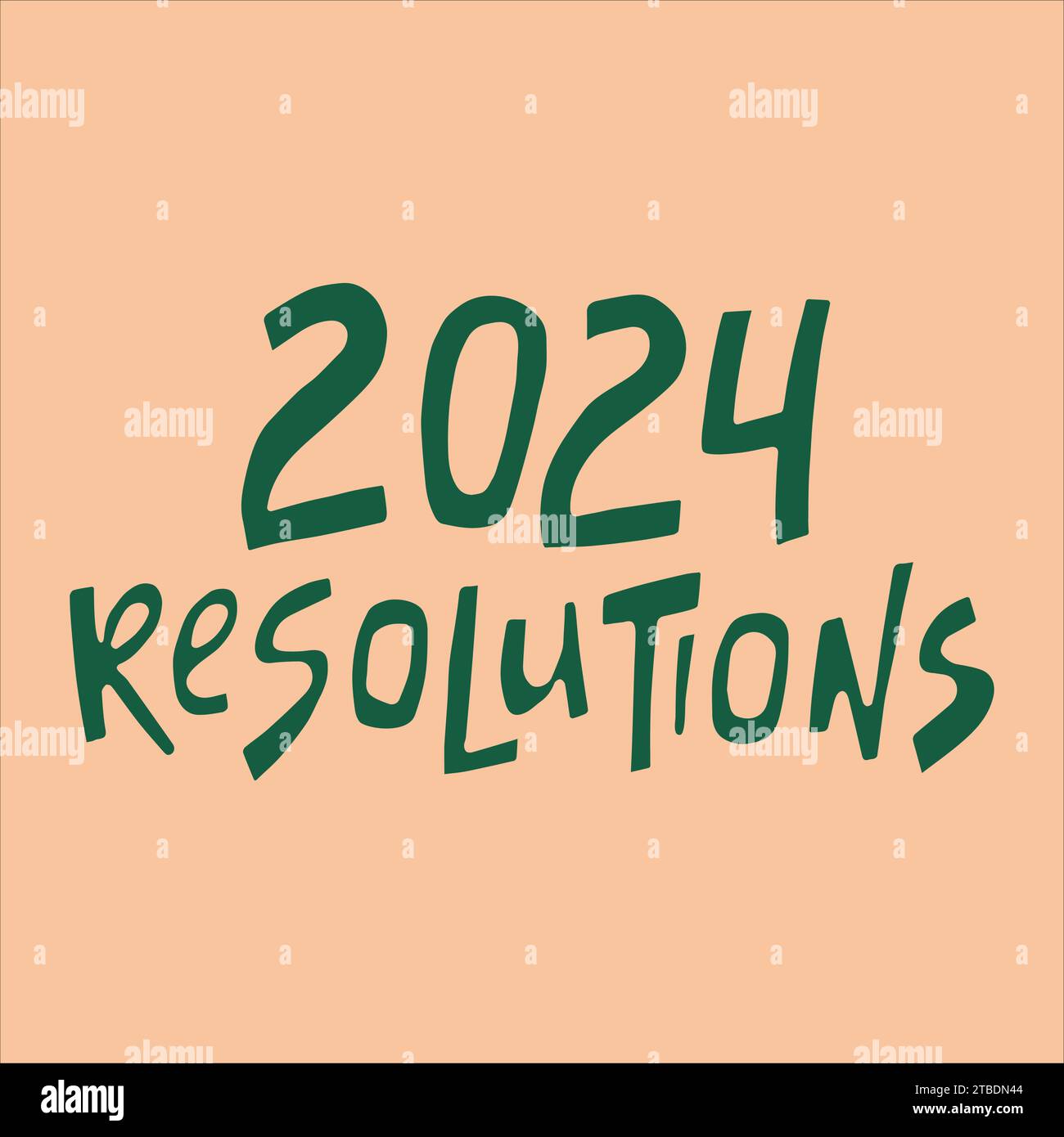 New year resolutions 2024 Stock Vector Images - Alamy