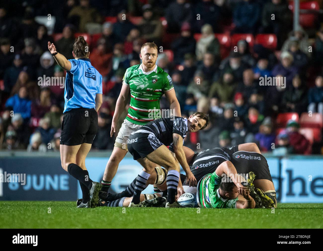 Sam Stuart of Newcastle Falcons during the Gallagher Premiership Rugby ...