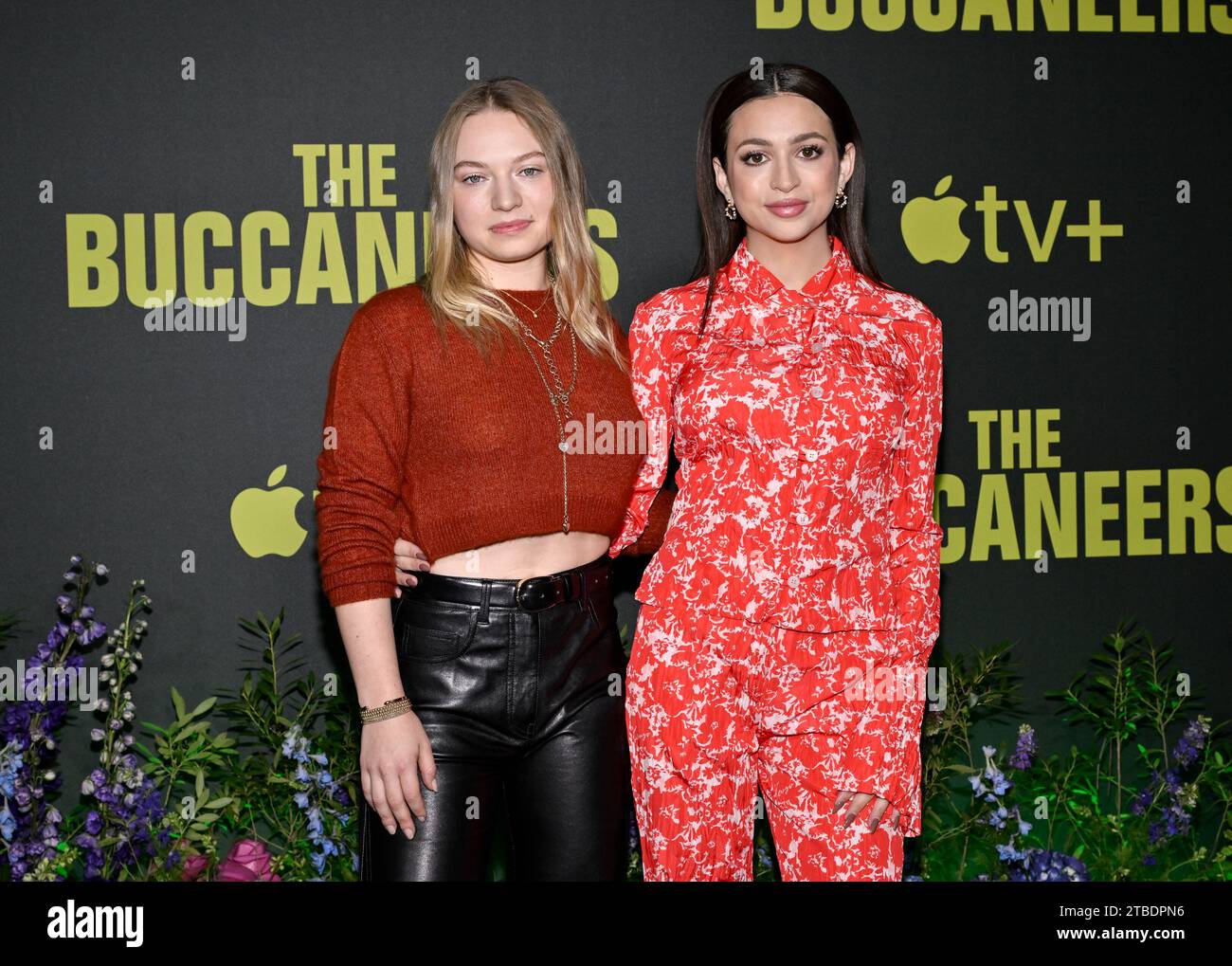 Josie Totah poses during "The Buccaneers" cast photo call at the Park ...