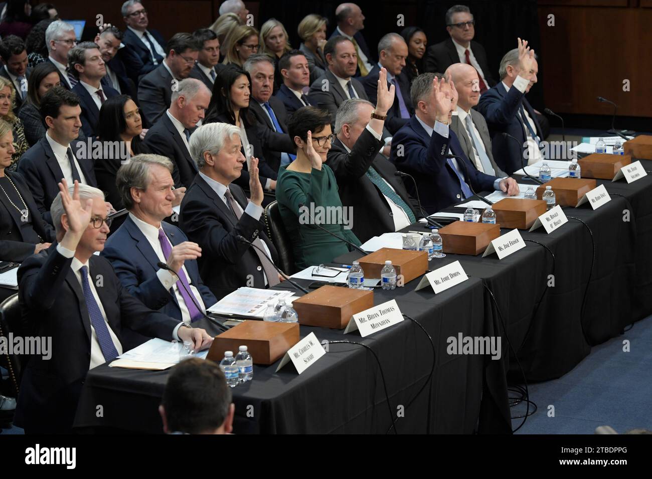 US CEO'S Banking(L-R) Mr. Charles W. Scharf, CEO And President, Wells ...