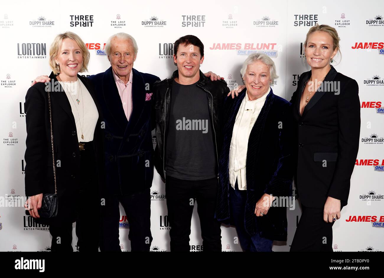 James Blunt and his family including wife Sofia Wellesley arrive for ...