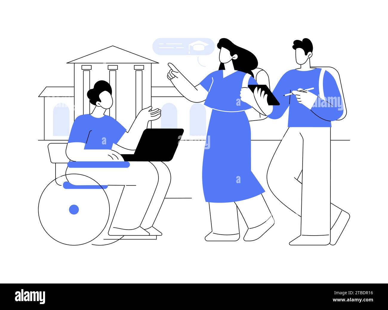 Inclusive environment isolated cartoon vector illustrations Stock ... Inclusive environment isolated cartoon vector illustrations Stock ...