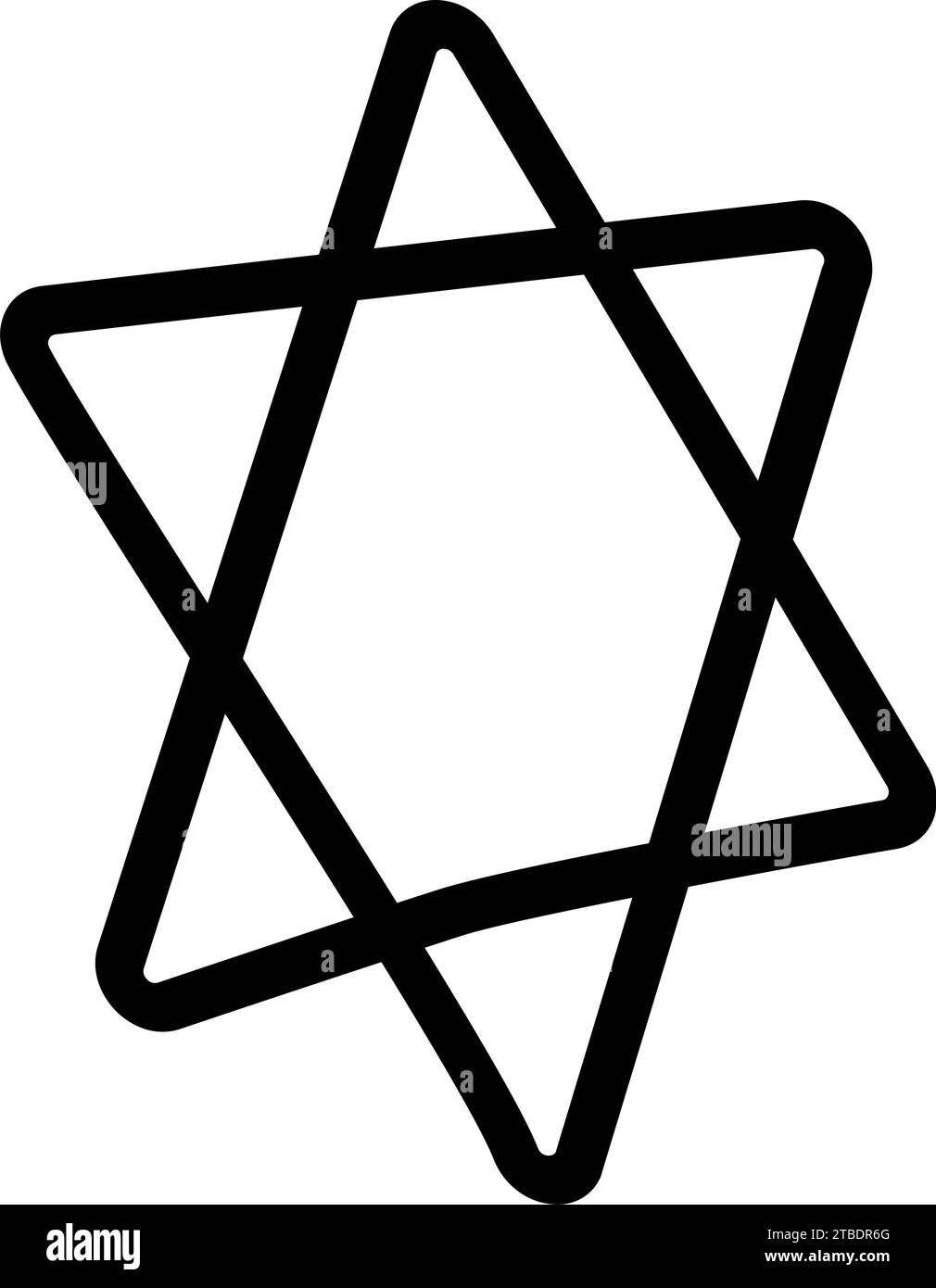 Star david modern symbol Stock Vector Images - Alamy