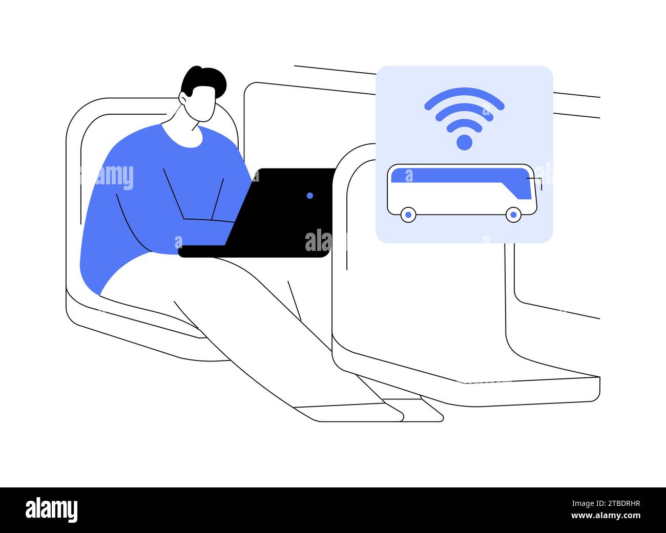 Wi-Fi hot spot abstract concept vector illustration Stock Vector Image ...