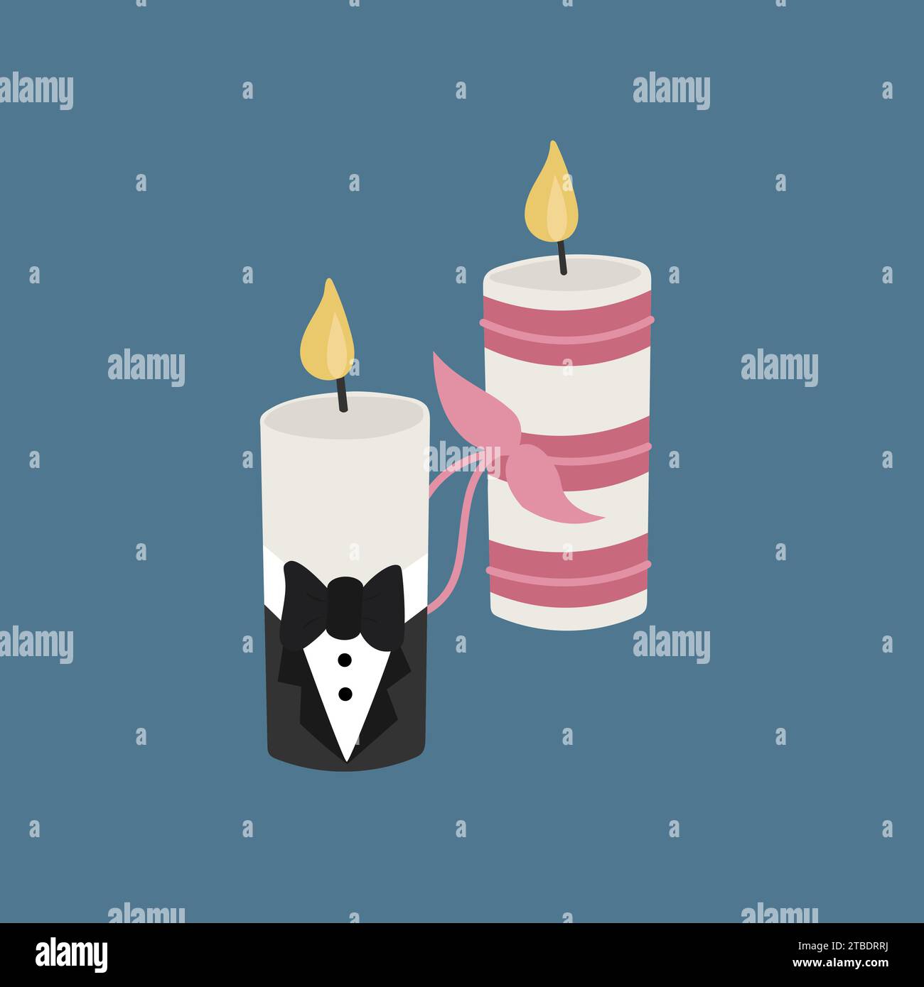 Birthday cake candles garden Stock Vector Images - Alamy