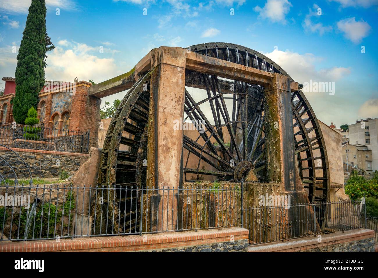 Ancient engineering of the Big Wheel in the Huerta de Abarn, Region of ...