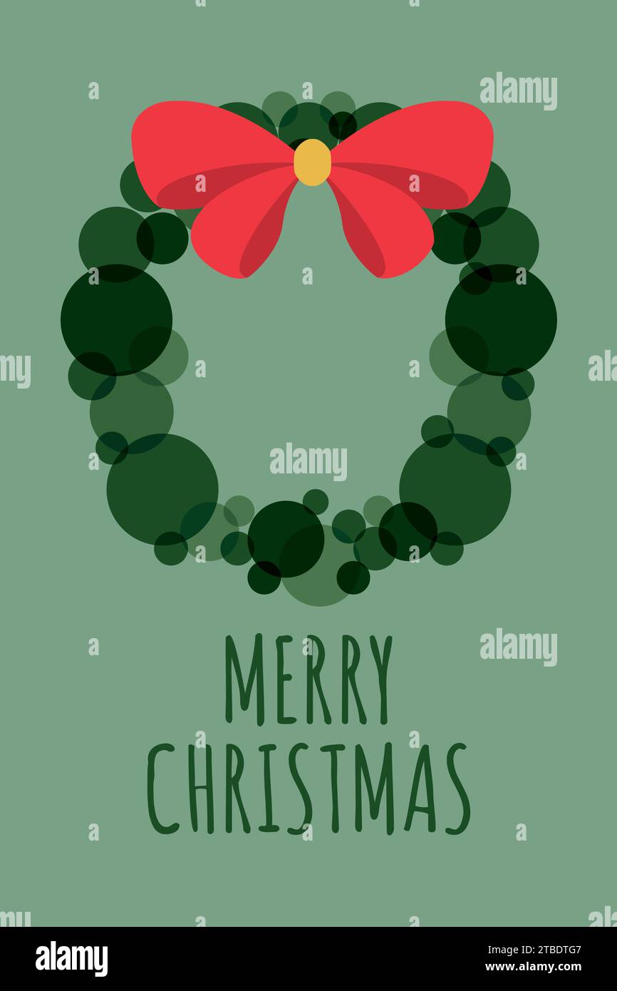 Detailed colored christmas card Vector Stock Vector Image & Art - Alamy