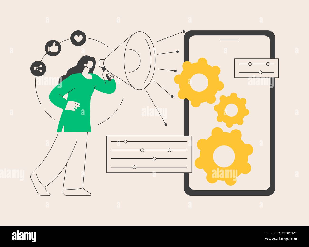 Digital marketing metrics tracking Stock Vector Images - Alamy