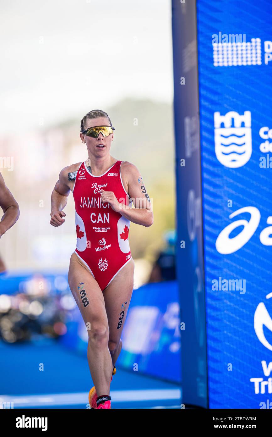 Dominika Jamnicky participating in Pontevedra in the 2023 World ...