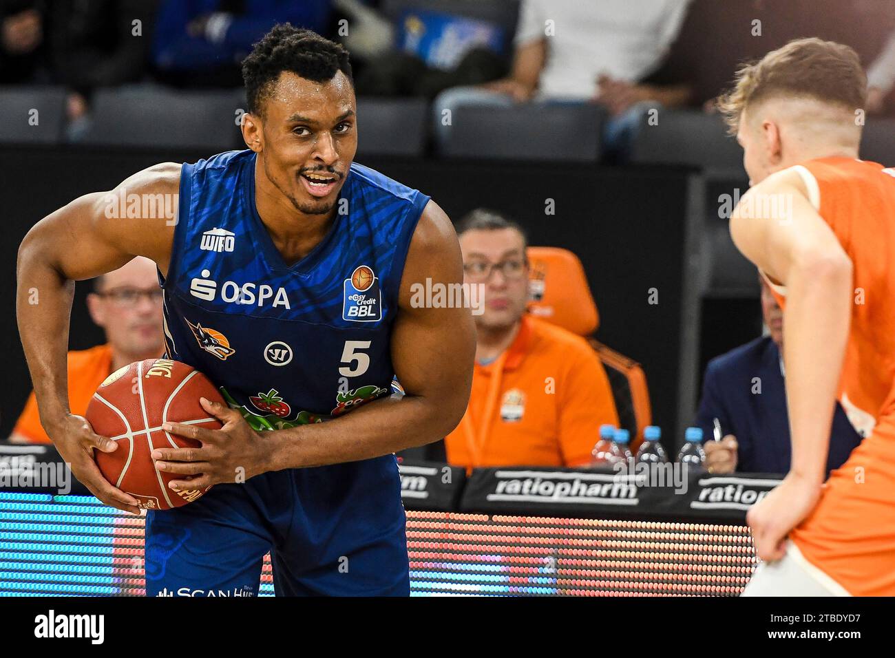 03.12.2023, ratiopharm arena, Neu-Ulm, GER, BBL, ratiopharm Ulm vs ...