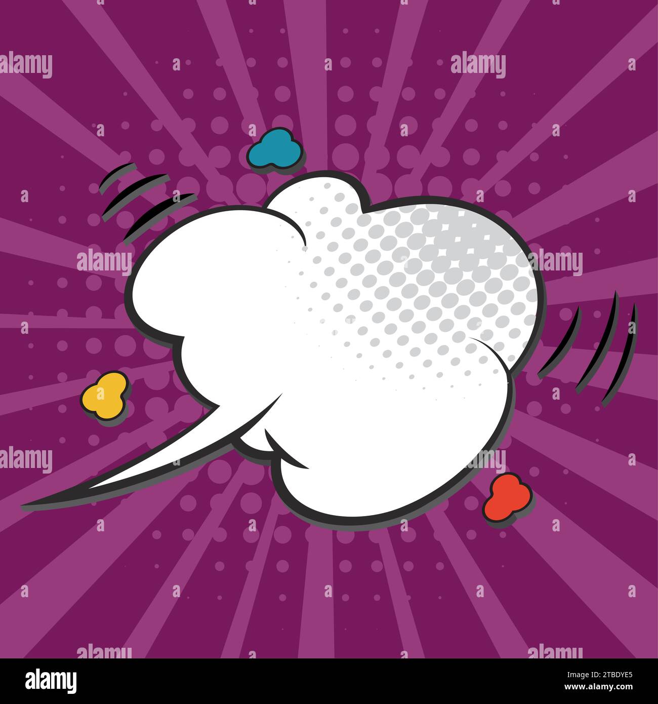 Empty comic bubble chat Vector Stock Vector Image & Art - Alamy