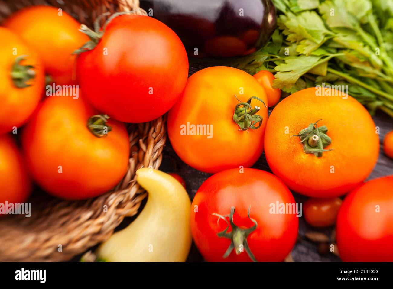 Closeup colorful red green orange hi-res stock photography and images ...
