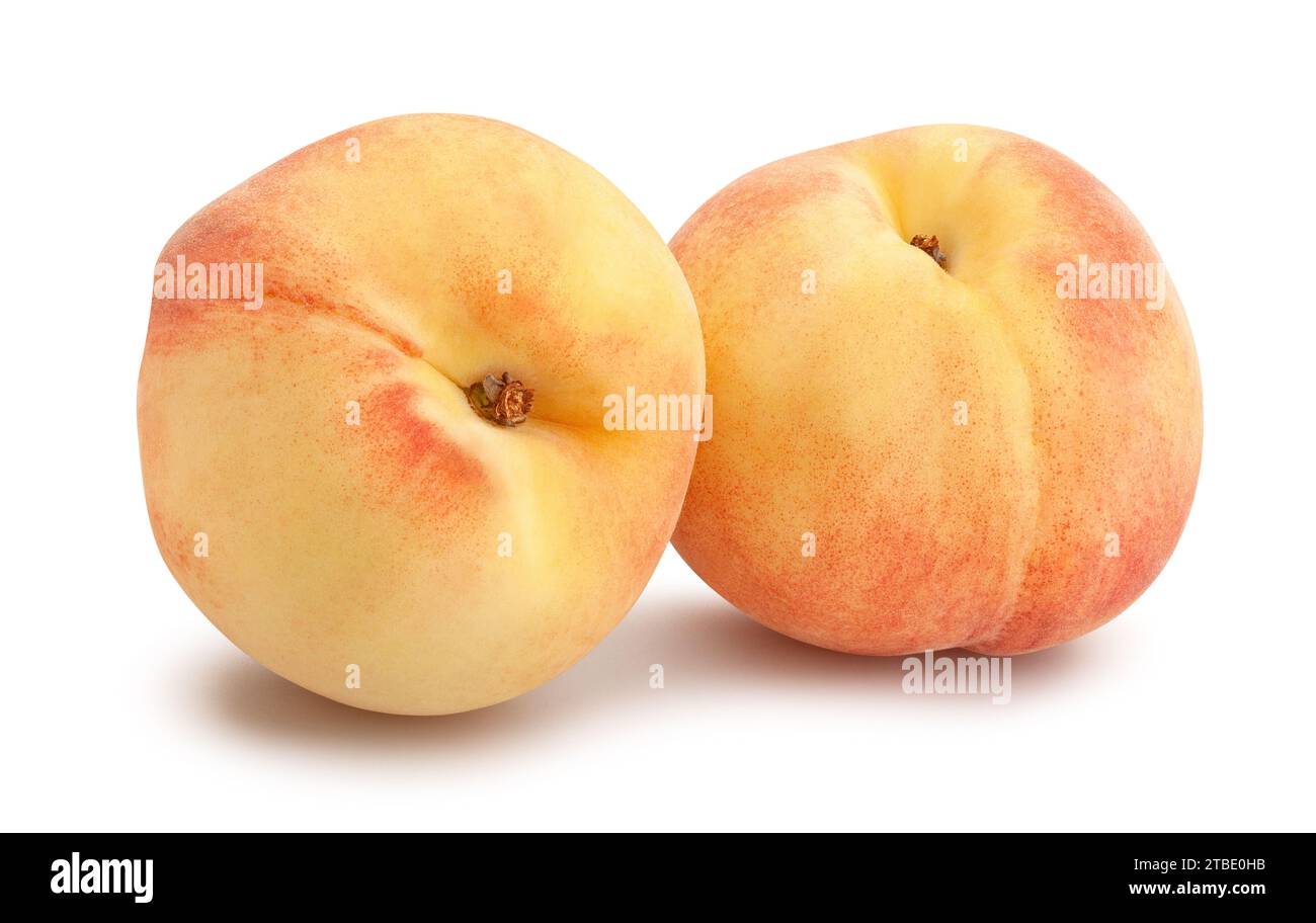 white peach path isolated on white Stock Photo - Alamy