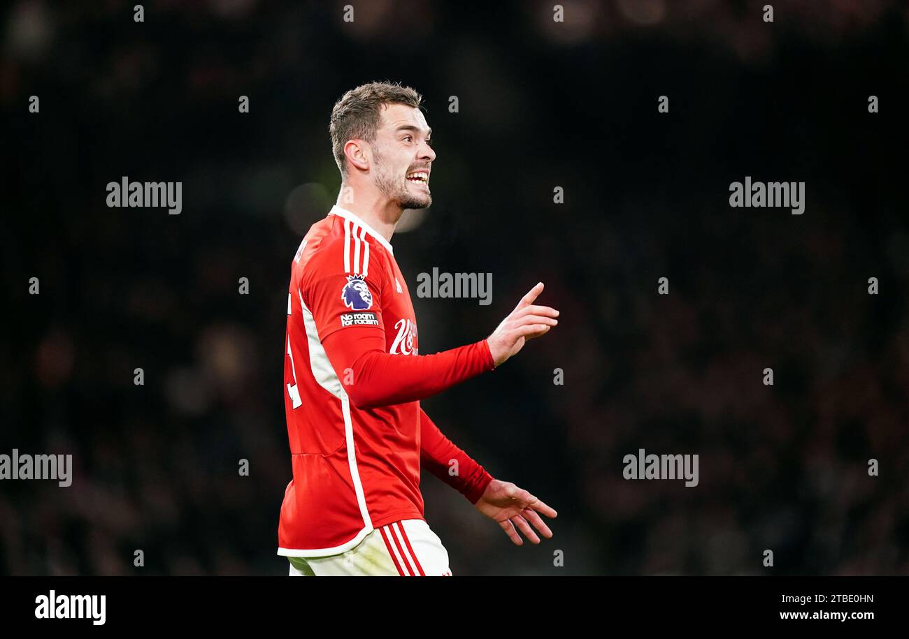 Nottingham Forest's Harry Toffolo during the Premier League match at ...
