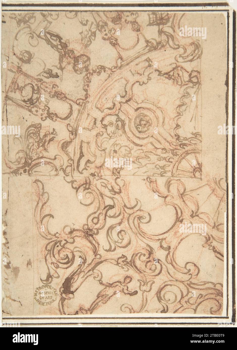 Ceiling Decoration 1880 by Anonymous, Italian, 16th century Stock Photo ...