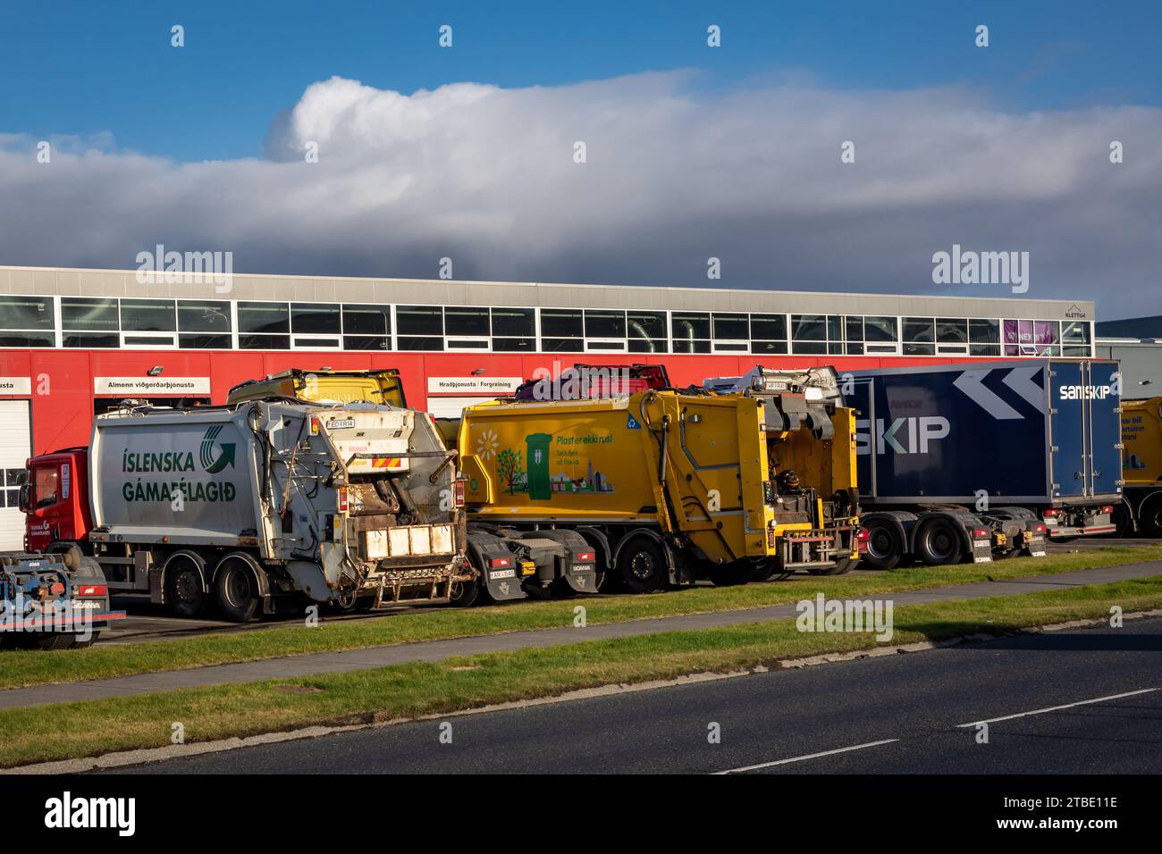 Reykjavik, Iceland - October 06, 2023: Colorful Islenska Gamafelagid ...