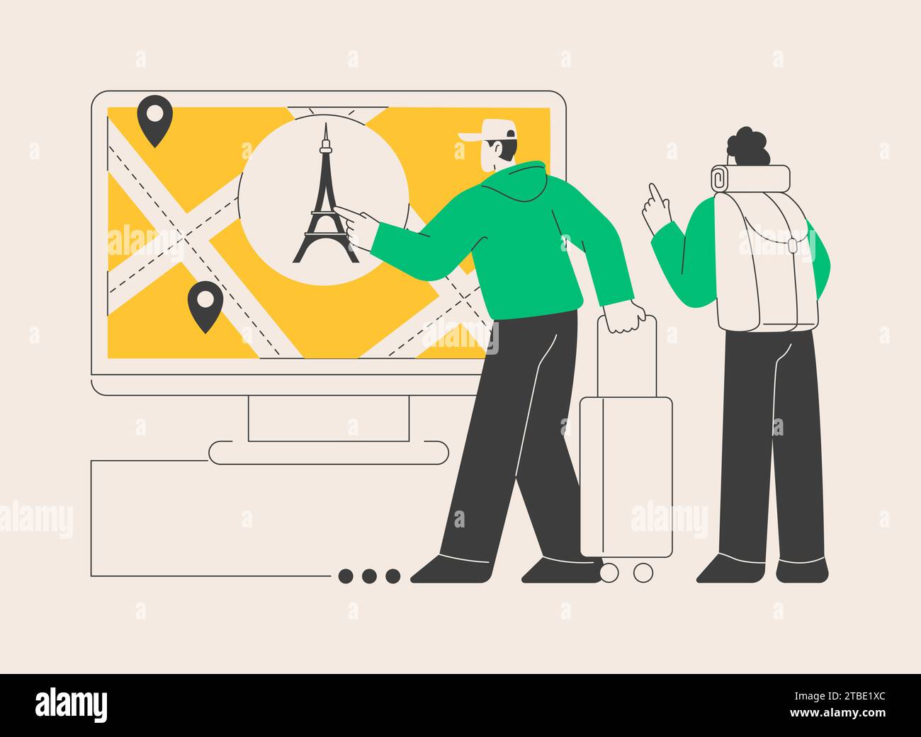 Smart tourism system abstract concept vector illustration Stock Vector ...