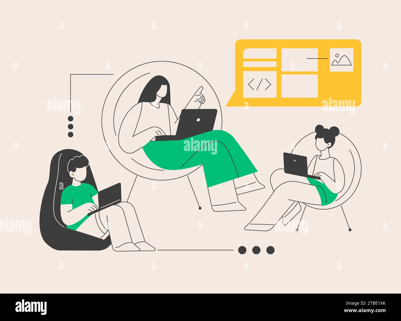 Computer Programming Camp Abstract Concept Vector Illustration Stock Vector Image And Art Alamy