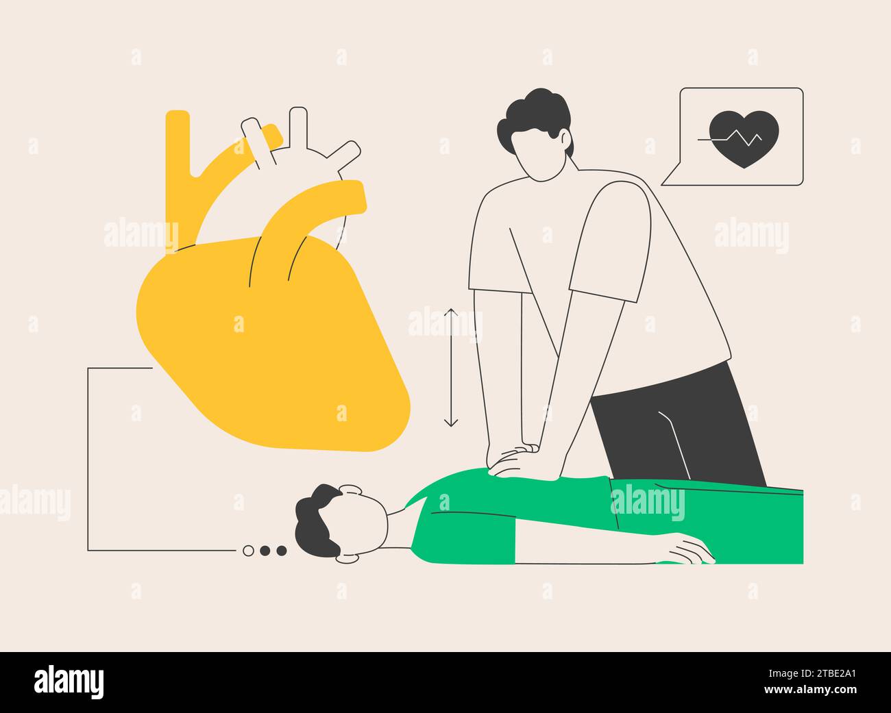 CPR abstract concept vector illustration Stock Vector Image & Art - Alamy