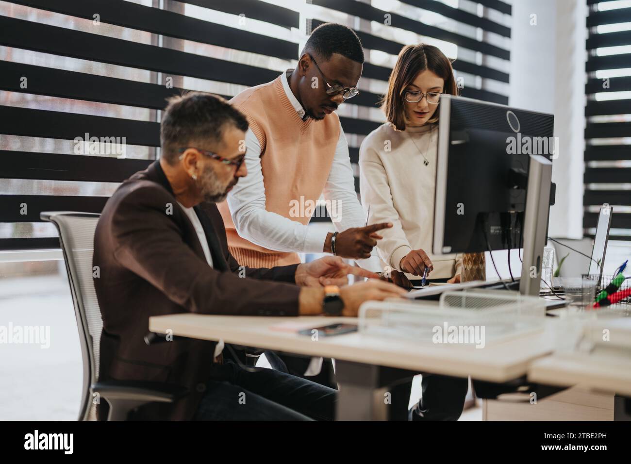 International Business Team Collaboration for Profit Growth Stock Photo ...
