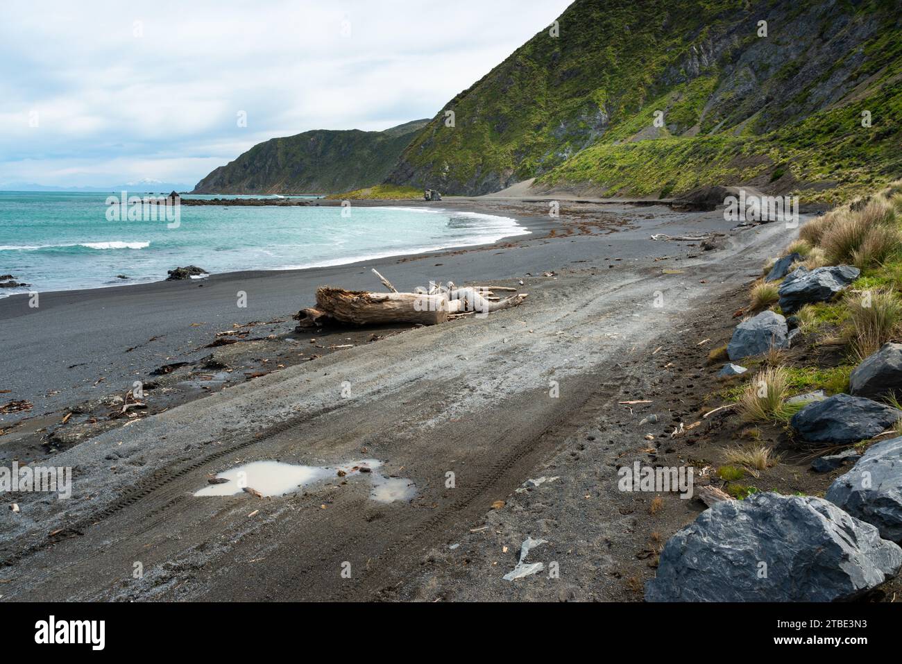 Automotive backplate or background featuring a coastal track running ...