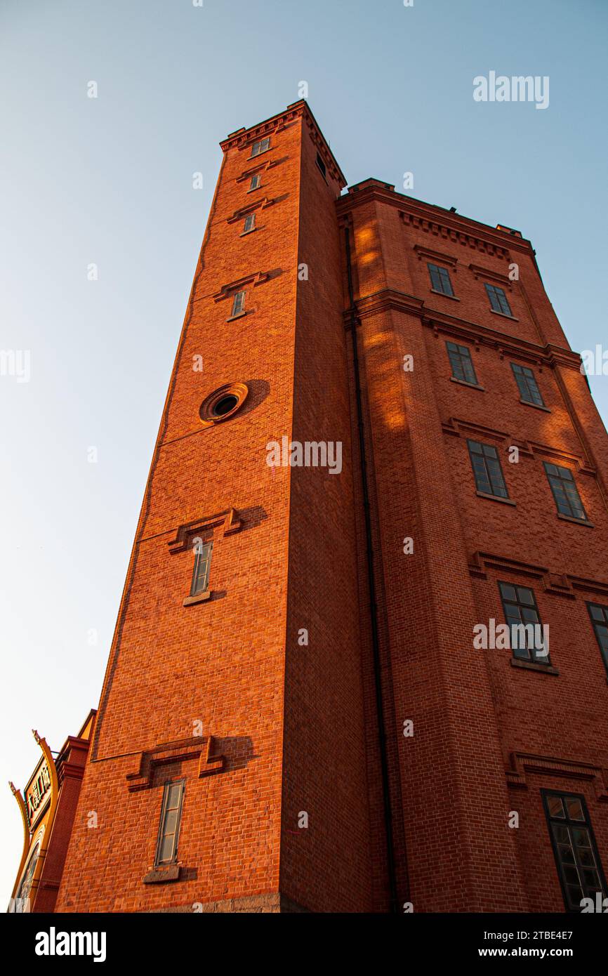 The Hankou Water Tower, a century old cultural relic of Wuhan, was once ...