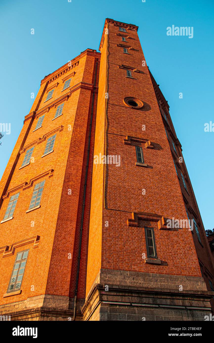The Hankou Water Tower, a century old cultural relic of Wuhan, was once ...