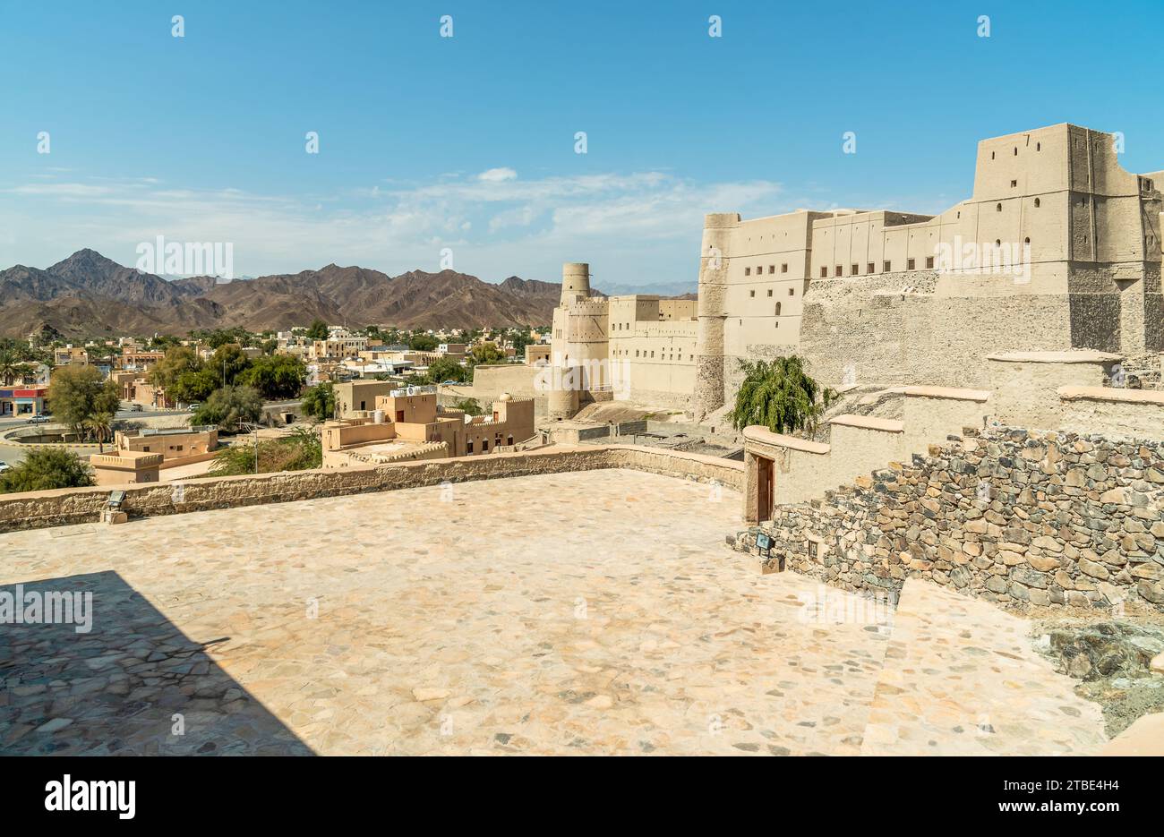 Bahla Fort at the foot of the Djebel Akhdar in Sultanate of Oman ...