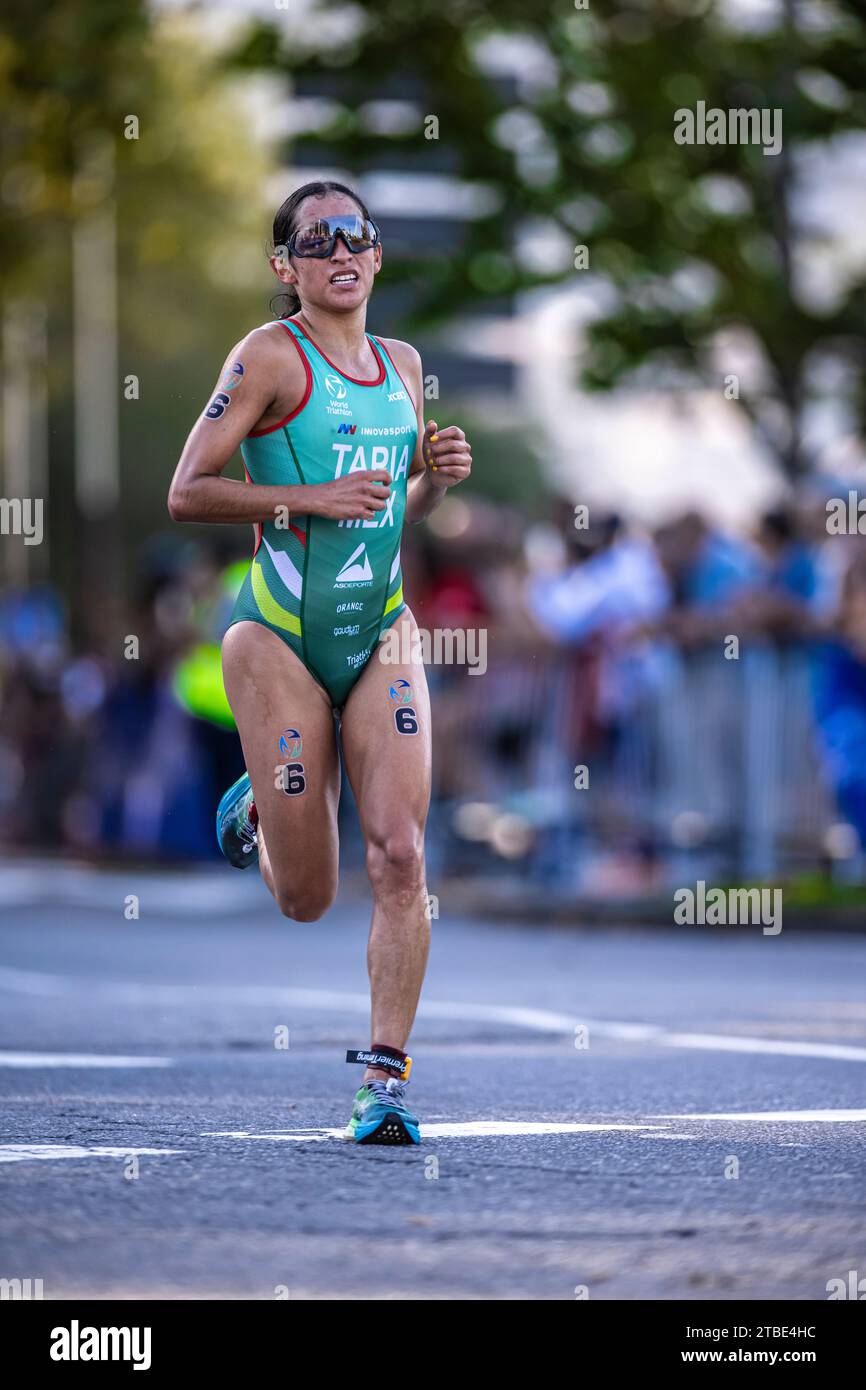 Rosa Maria Tapia Vidal running in Pontevedra in the 2023 World ...