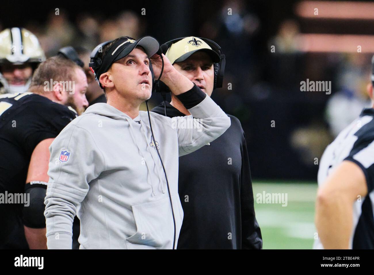 New Orleans, Louisiana, USA. 6th Dec, 2023. New Orleans Saints head ...