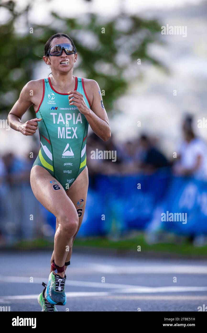 Rosa Maria Tapia Vidal running in Pontevedra in the 2023 World ...