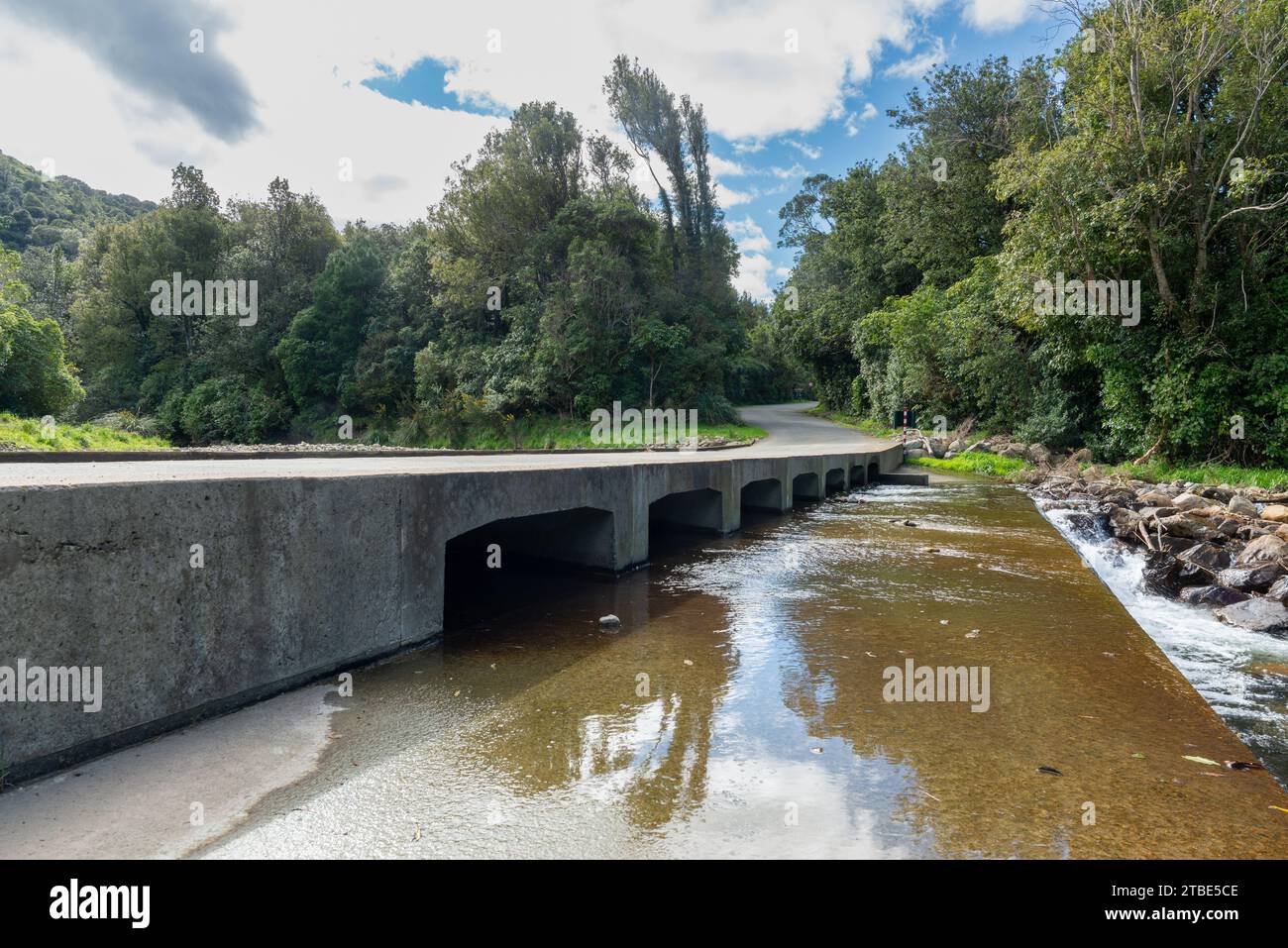 Automotive background or backplate featuring a rural road with a low ...
