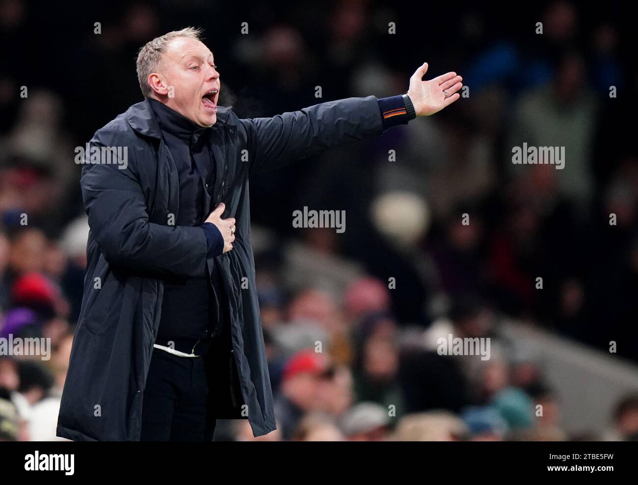 Nottingham Forest manager Steve Cooper during the Premier League match ...