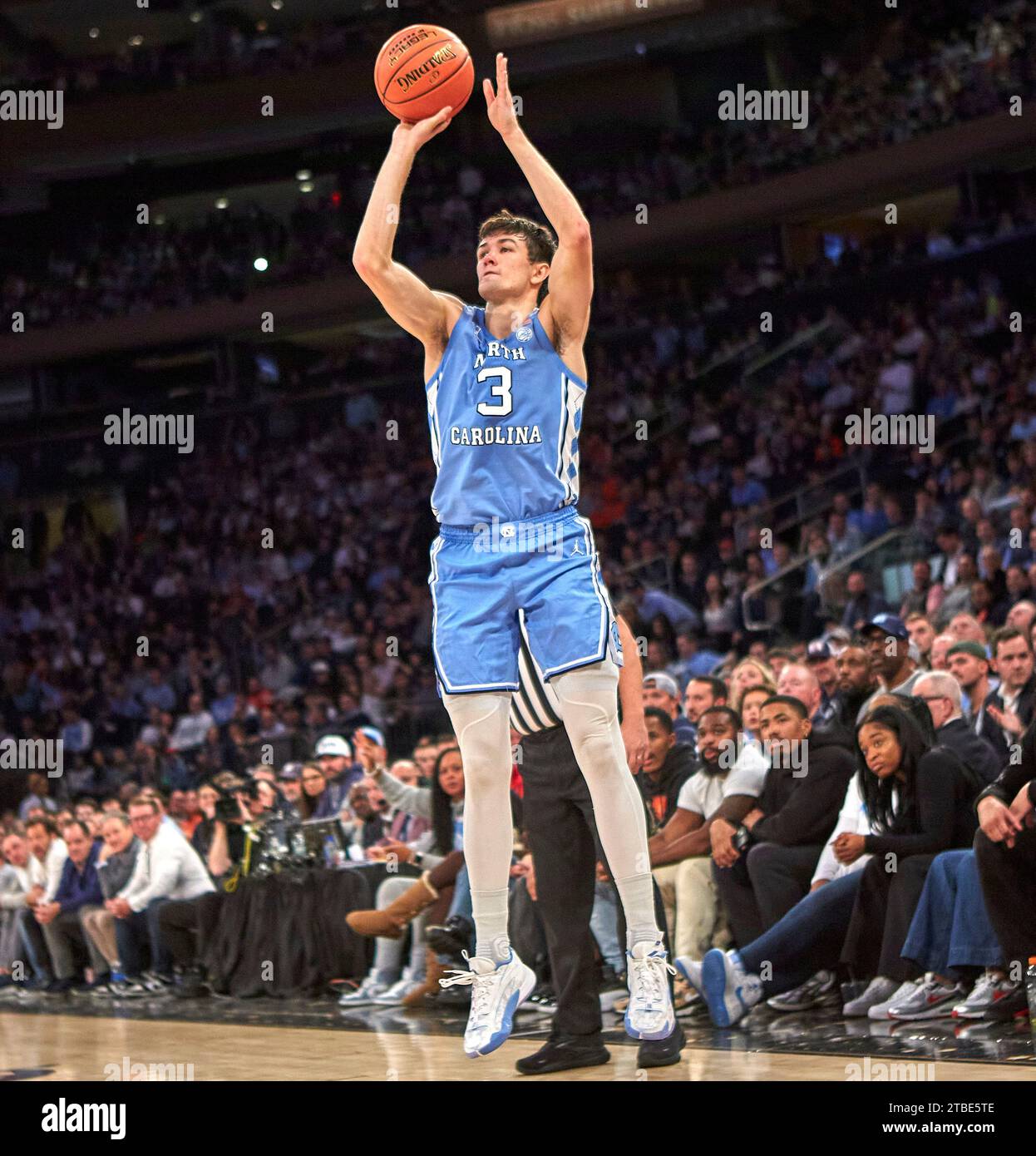 North Carolina Tar Heels guard Cormac Ryan (3) shoots a three point attempt in the second half ...
