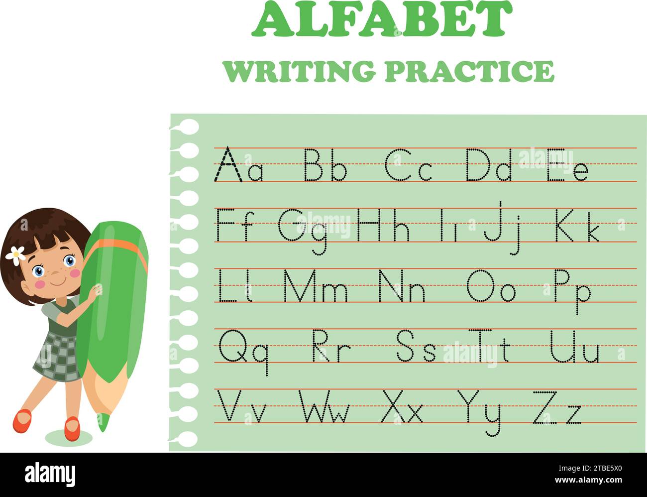 Alphabet letters tracing worksheet with all alphabet letters. Basic ...