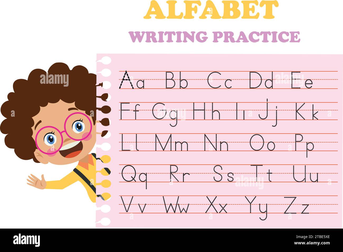 Alphabet letters tracing worksheet with all alphabet letters. Basic ...