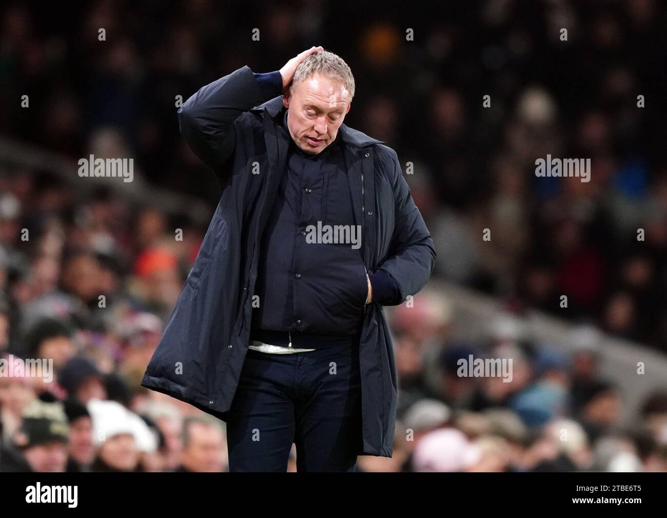 Nottingham Forest manager Steve Cooper during the Premier League match ...